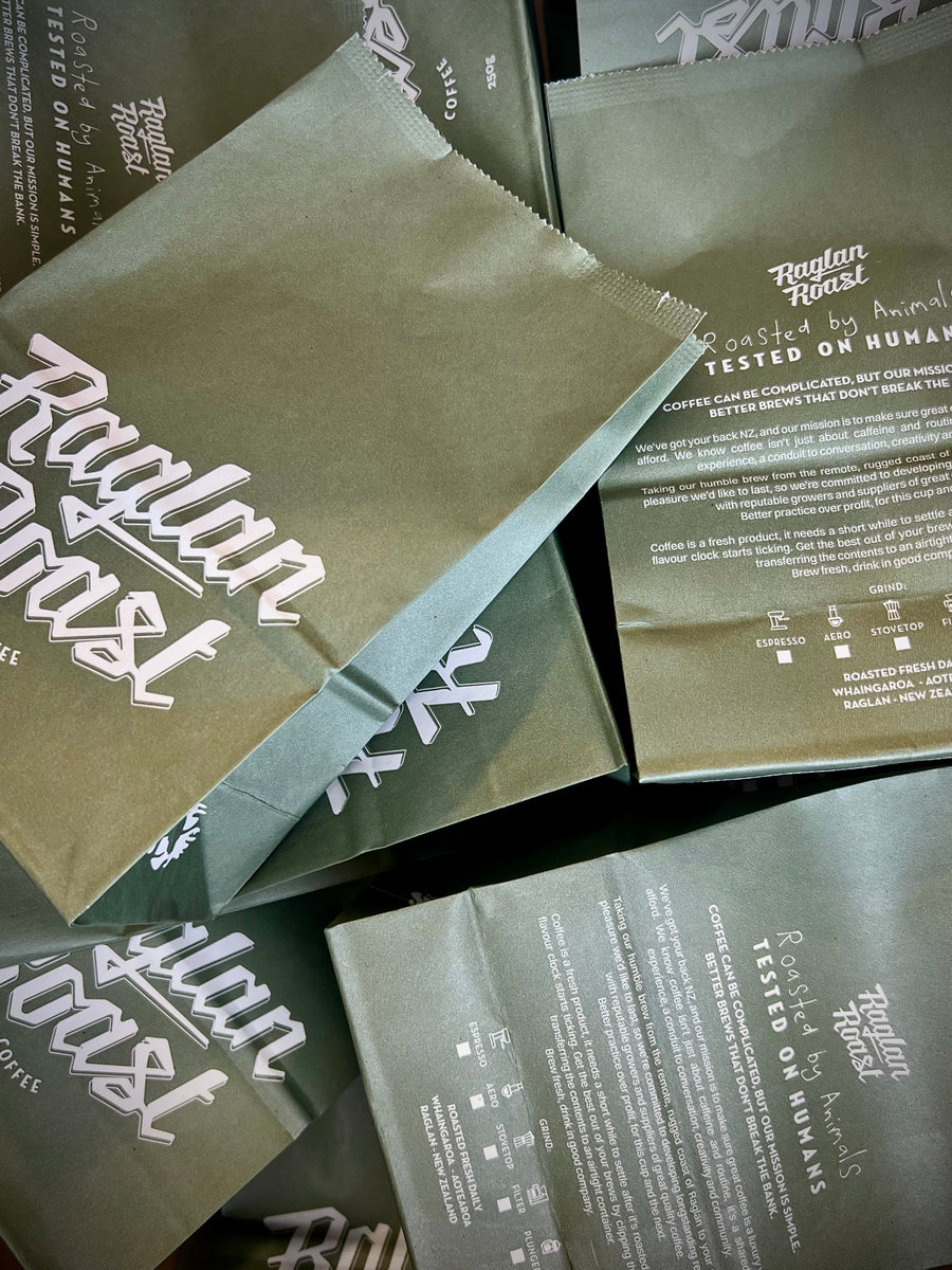 New packaging - now with 85% less plastic! – Raglan Roast